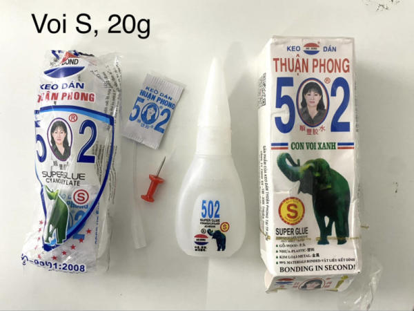 Keo 502 và keo con voi có gì khác nhau?để sử dụng keo